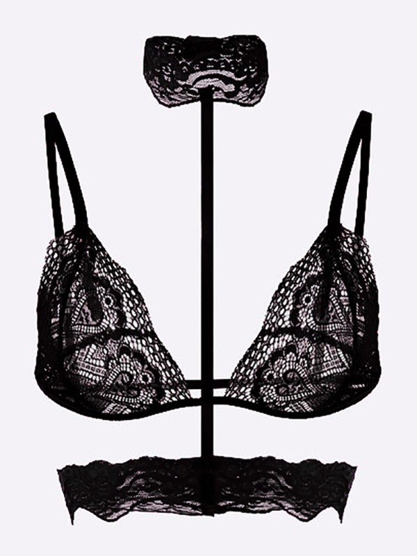 Sexy Lace Bralette Halter Neck Strappy Lingerie Bras Online. Discover ...